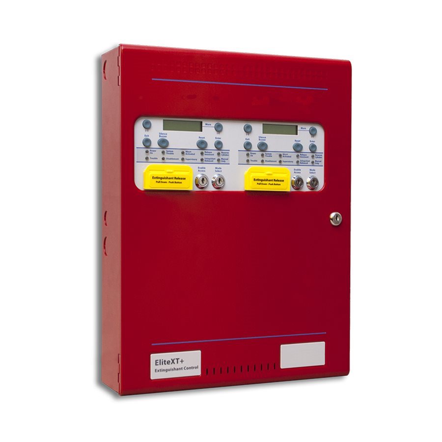 XT+1R - Multi-Area Addressable Releasing Control Unit, 1 Module, Red