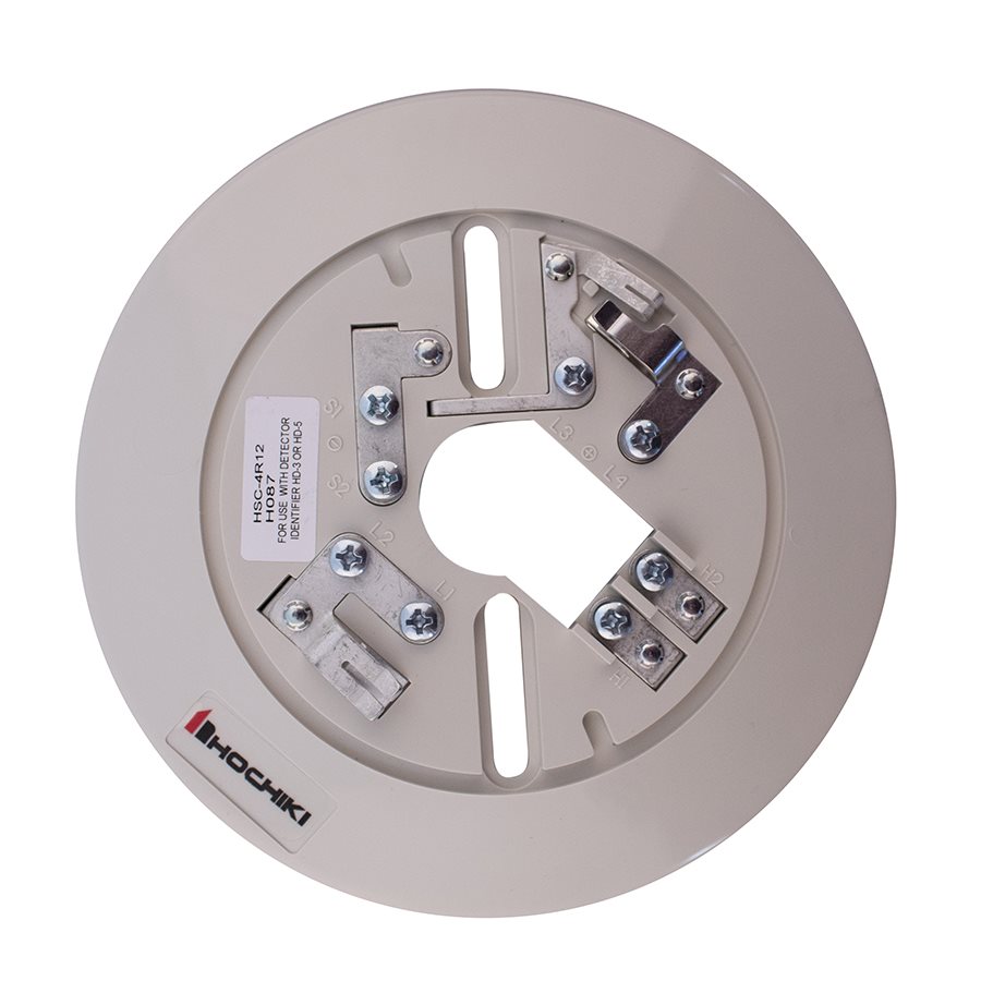 Conventional Fire Detector Bases with LED, Relay, 24VCD and 12VCD