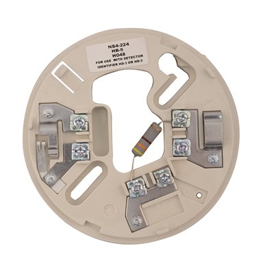 Conventional Fire Detector Bases with LED, Relay, 24VCD and 12VCD
