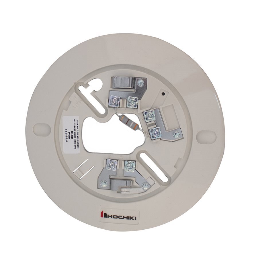 Conventional Fire Detector Bases with LED, Relay, 24VCD and 12VCD