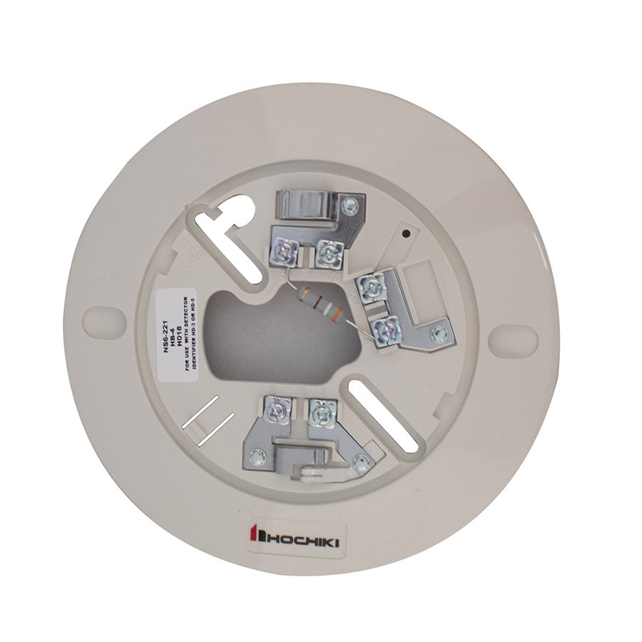 Conventional Fire Detector Bases with LED, Relay, 24VCD and 12VCD