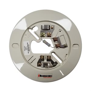 Conventional Fire Detector Bases with LED, Relay, 24VCD and 12VCD