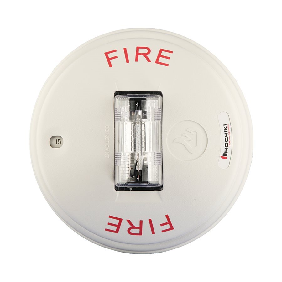 HCS24CW - Strobe 24VDC, Multi Candela, Ceiling Mount, White