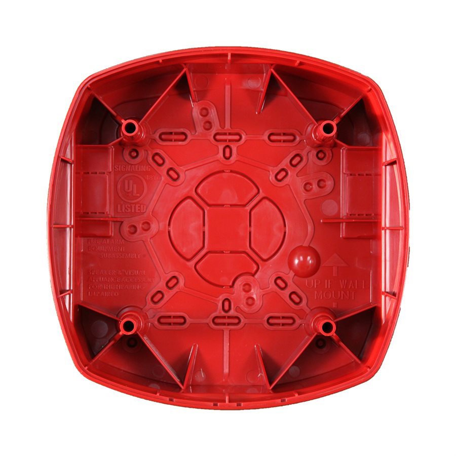 HBLP-R - Weatherproof Backbox, Red (For use with HSSPK Series)