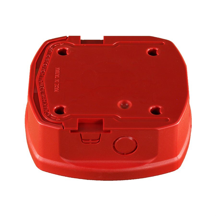 HBLP-R - Weatherproof Backbox, Red (For use with HSSPK Series)