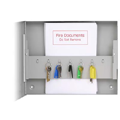 HA0710-10 Fire Document Box Shallow, Red