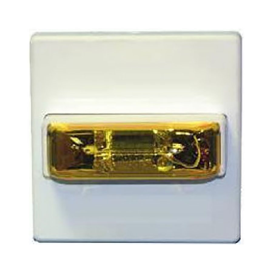 Amber Lens 24VDC, Selectable Candela, Ceiling/Wall Mount, Strobe